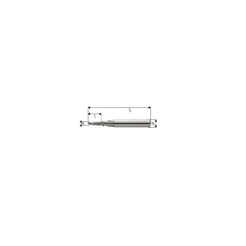 Freza tarod BCF din carbura monobloc, racire interioara, M6 HA 1,5xD ...